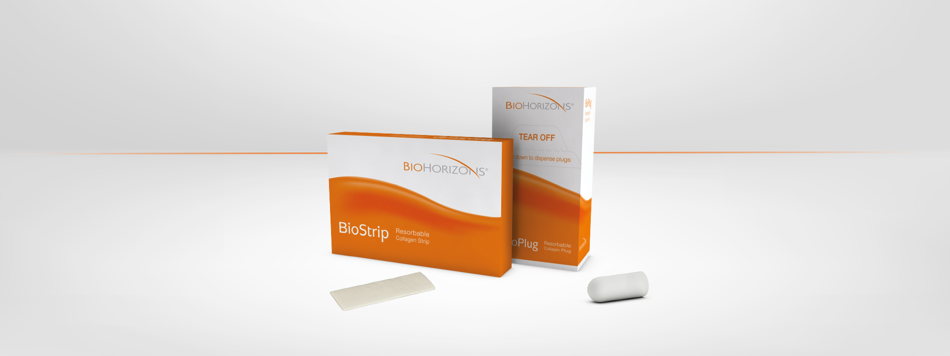 BioHorizons garze in collagene – BioStrip e BioPlug